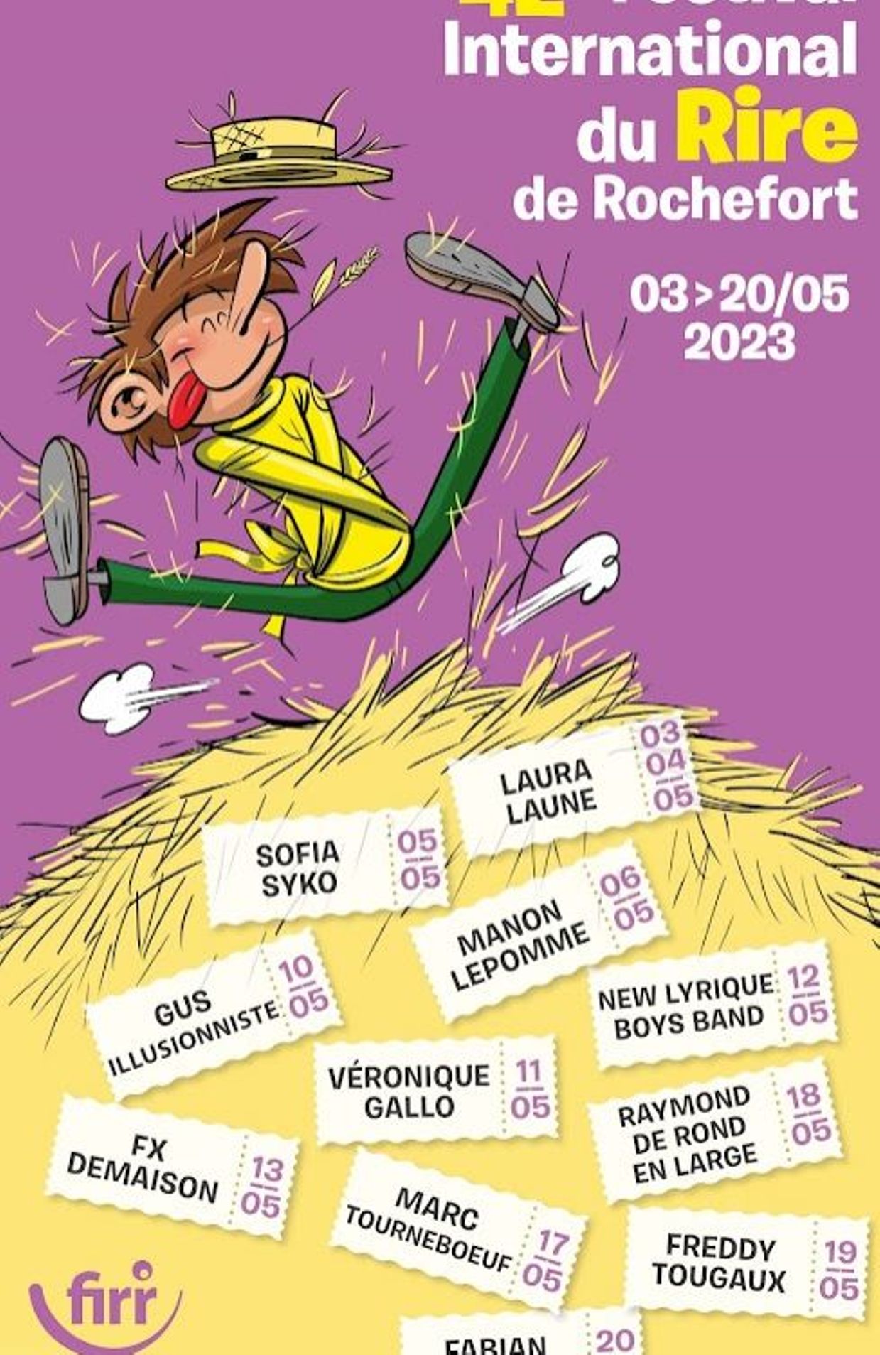 Ne manquez pas 'Le Festival International du Rire de Rochefort' du 3 ...