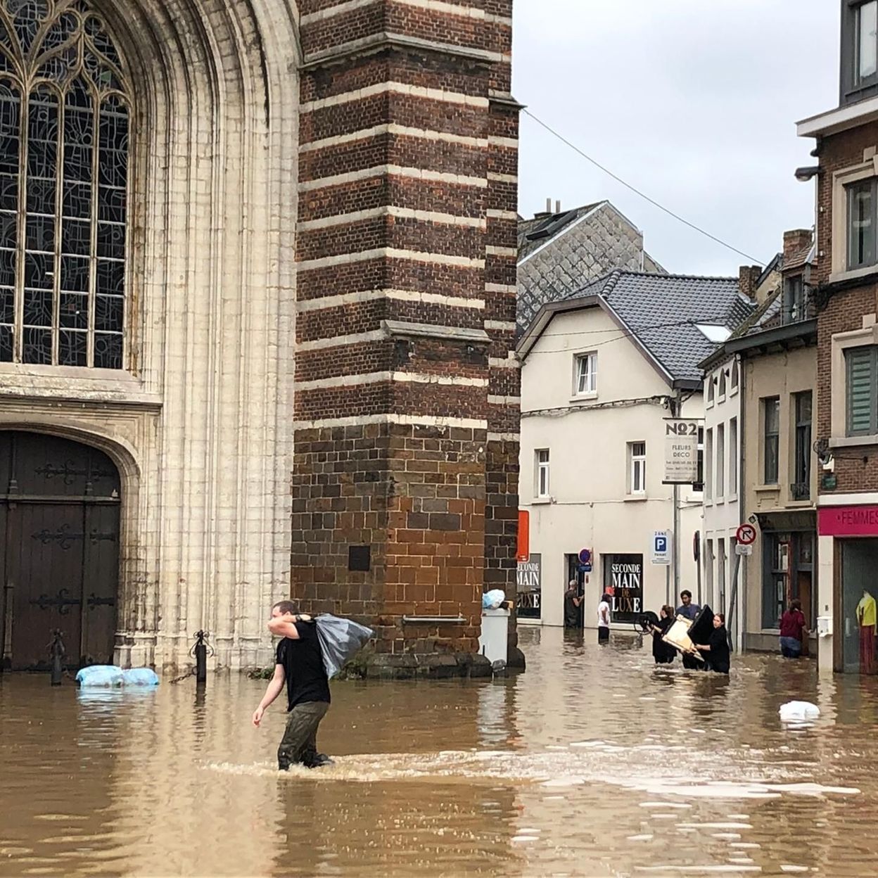 Les images du Brabant Wallon : un mètre cinquante d’eau dans le centre ...