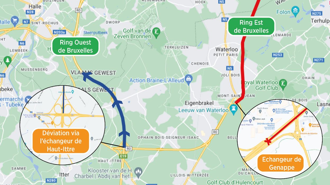 Plus de 24 km de bouchons sur le ring de Bruxelles - plusieurs ...