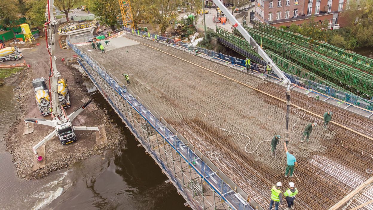 Le pont militaire de Tilff bientôt rouvert à la circulation - RTBF Actus