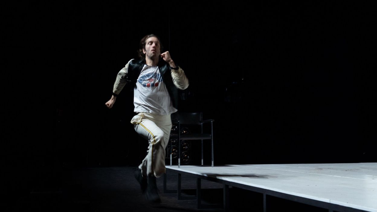'Hamlet' de William Shakespeare dans une mise en scène de Christophe Sermet, au Théâtre National ...