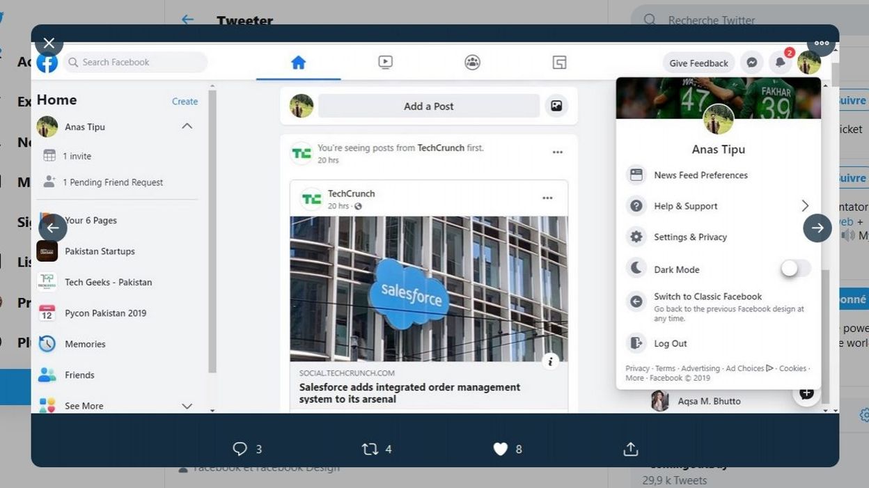 Le nouveau design de Facebook déployé en phase de test - RTBF Actus