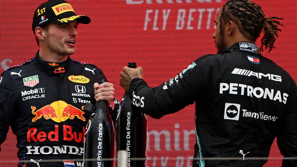 F1 Abu Dhabi : le départ musclé entre Max Verstappen et Lewis Hamilton ...