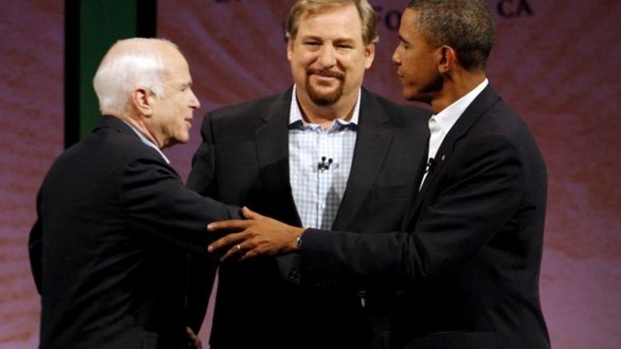 Barack Obama et John Mc Cain ensemble pour la première fois - RTBF Actus