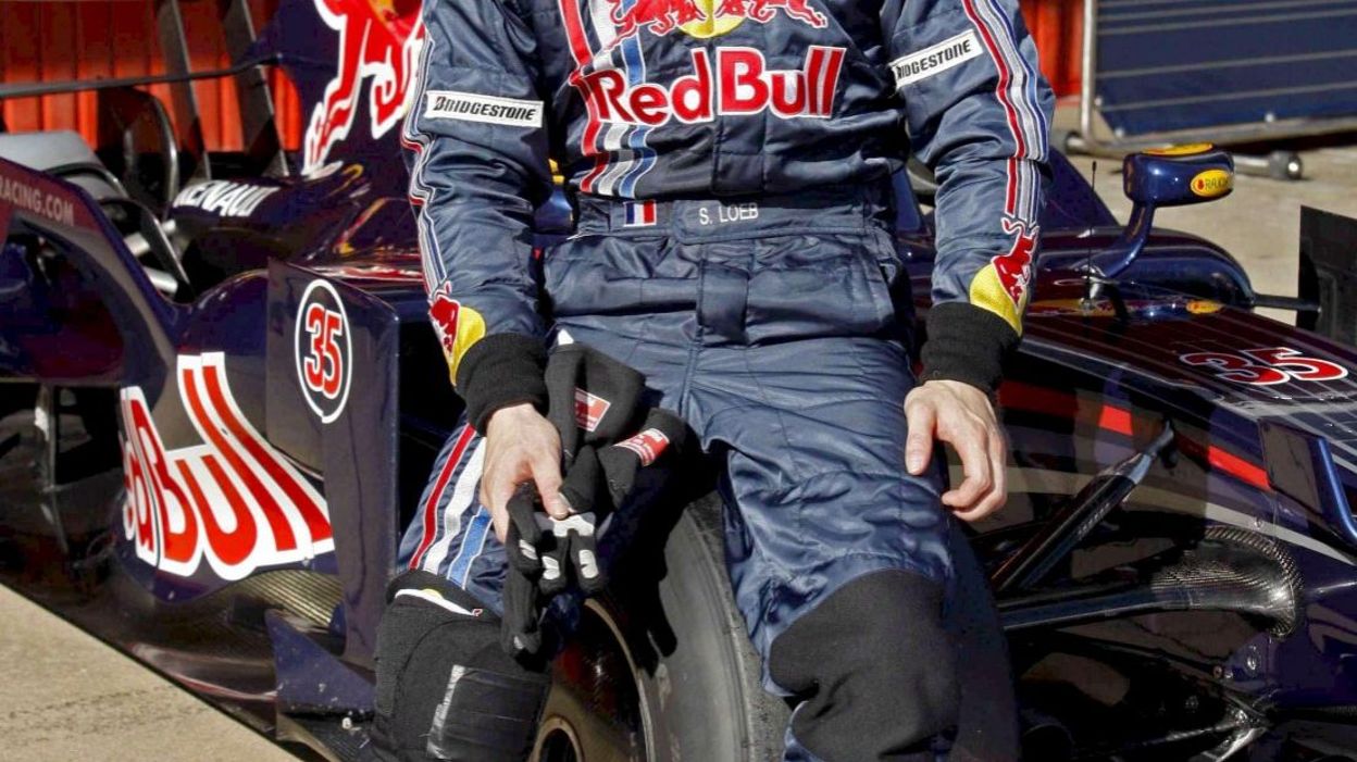 Sébastien Loeb en test avec la Red Bull F1 - RTBF Actus