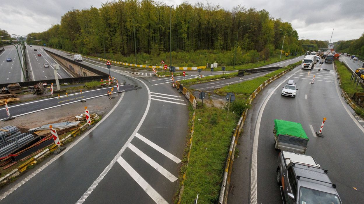 Travaux au Carrefour Léonard : le tunnel sera totalement fermé sur le ...
