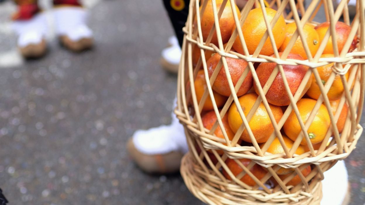 Carnaval de Binche : les enfants ravis du retour de la bataille de ...