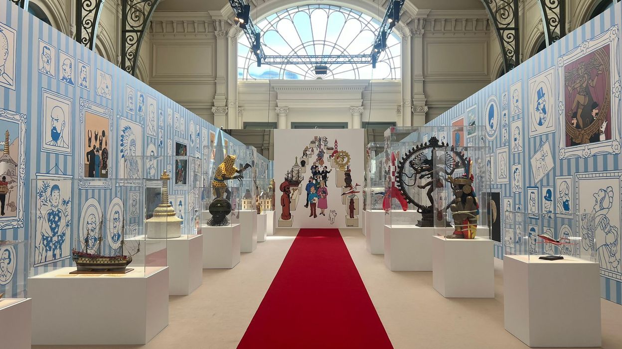 'Le Lotus bleu' de Tintin va reparaître in extenso et colorisé - RTBF Actus