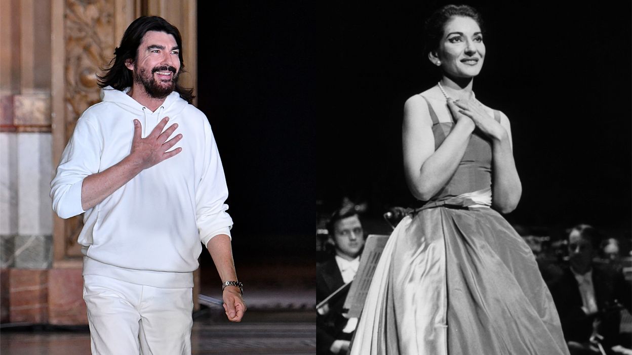 Maria Callas, muse du défilé Haute Couture 2023-2024 de Stéphane ...
