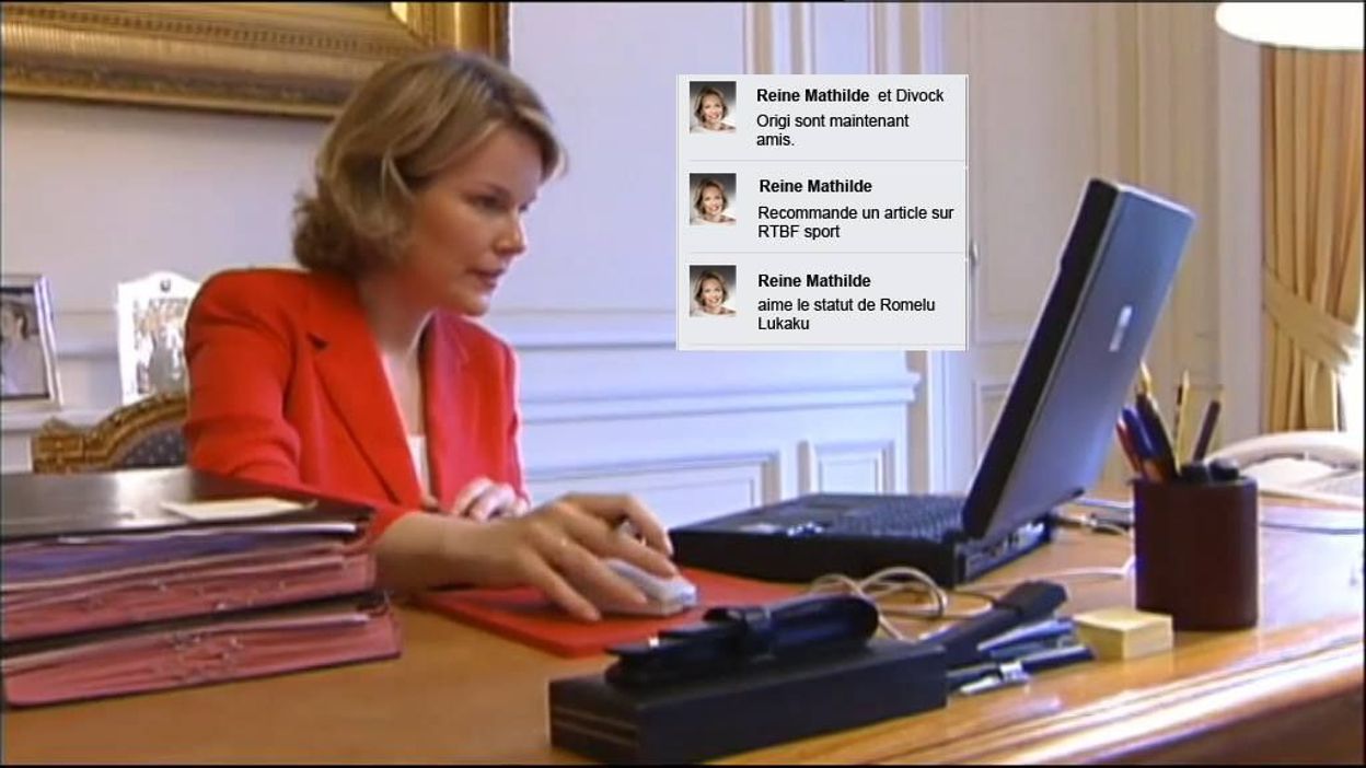 Humour autour de la confusion de la Reine Mathilde - RTBF Actus