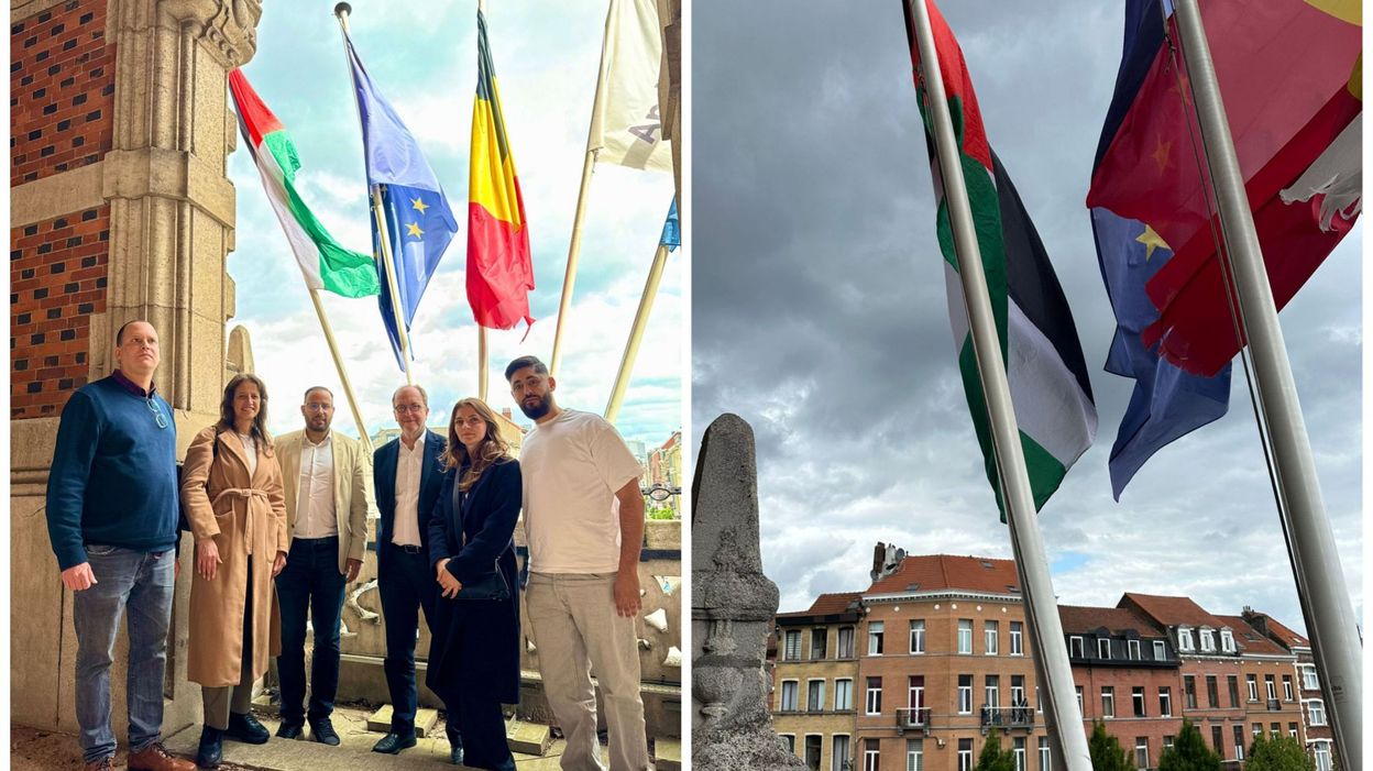 Anderlecht : un drapeau palestinien hissé sur l’hôtel communal crée une ...