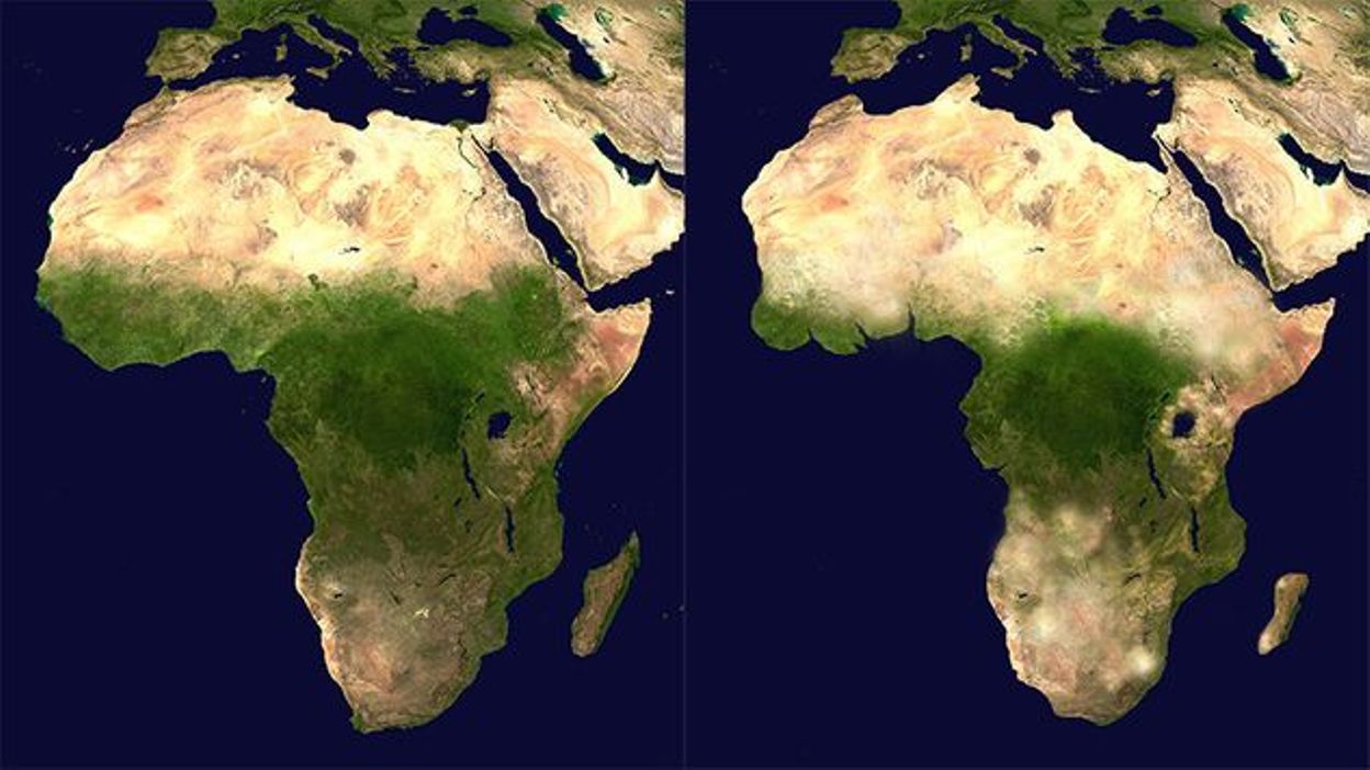 L'Afrique dans mille ans? Un continent asséché et grignoté par les ...