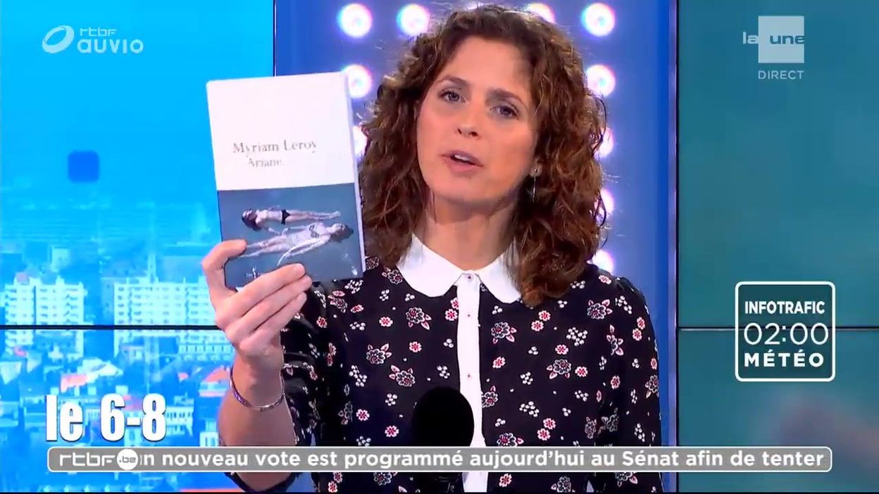 Ariane, le premier roman de Myriam Leroy - RTBF Actus