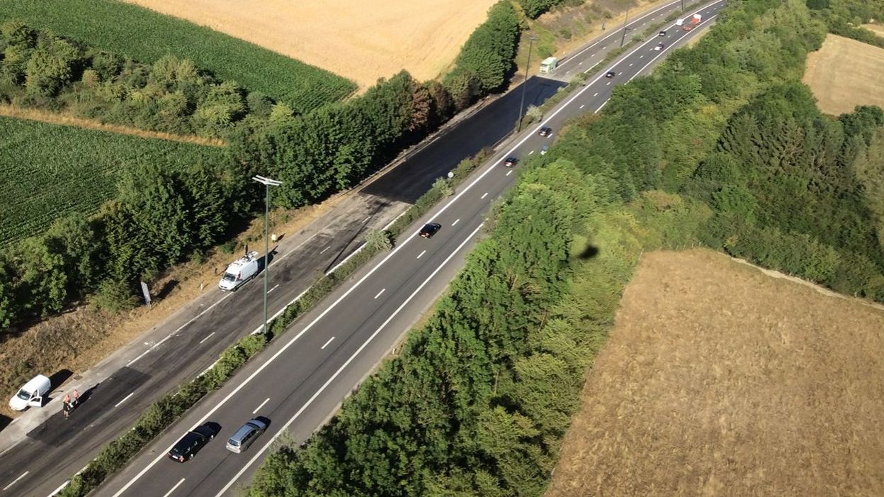 E411: les réparations avancent bien, réouverture ce vendredi soir ...