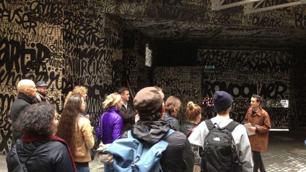 Street Art : Denis Meyers investit les anciens bâtiments Solvay - RTBF ...