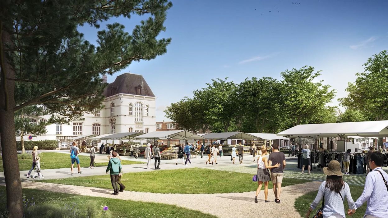 Lancement des travaux de la place Albert 1er à Montignies-sur-Sambre ...
