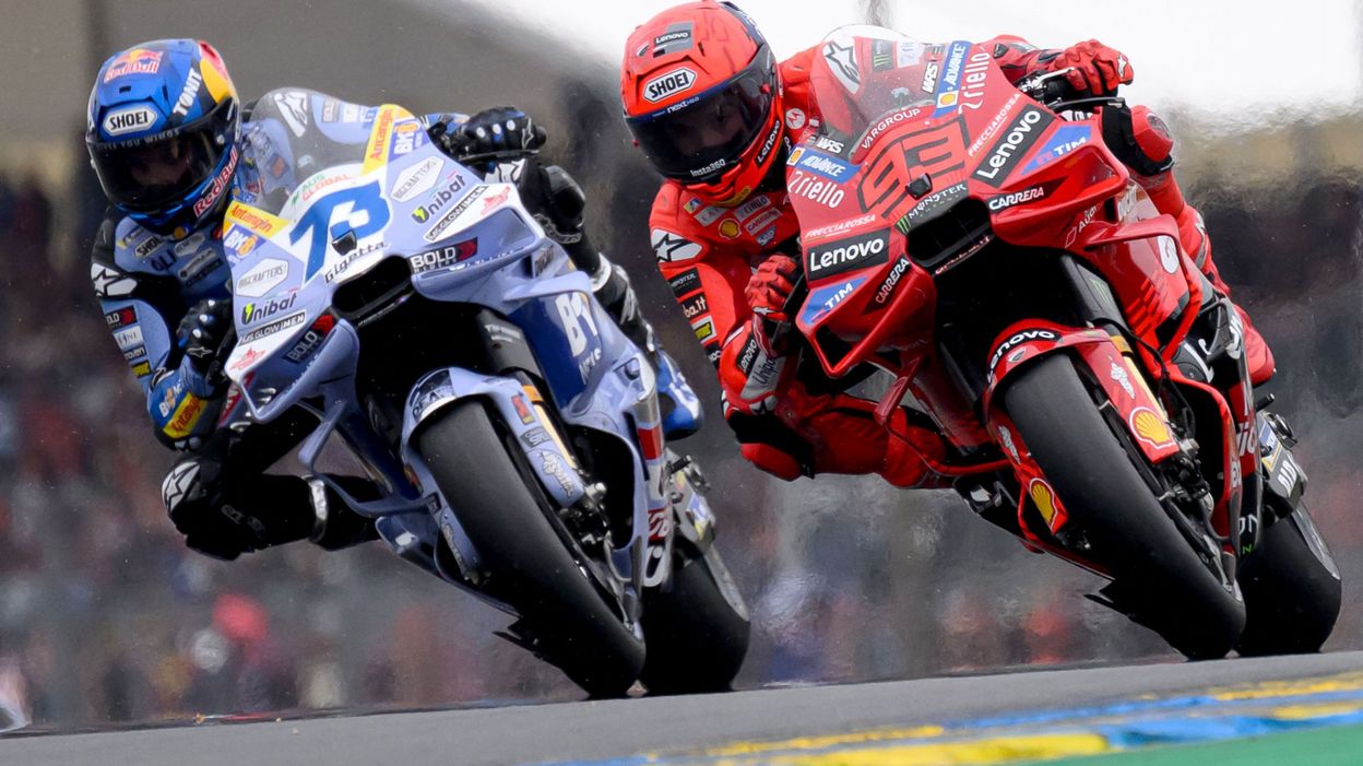 MotoGP : Marc Marquez survole le sprint du GP d'Aragon, Baltus en première ligne en Moto2 - RTBF ...