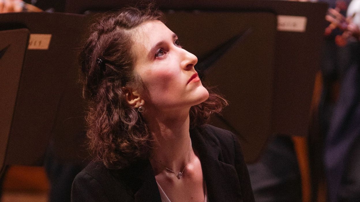 Portrait de la lauréate Nathalia Milstein à la Chapelle Musicale Reine ...