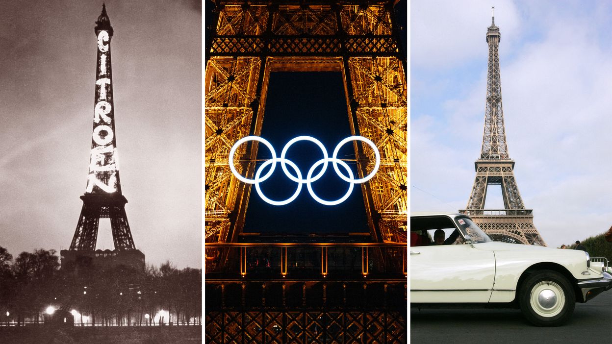 La tour Eiffel, monument phare d’une exposition Universelle fêtant le centenaire de la ...