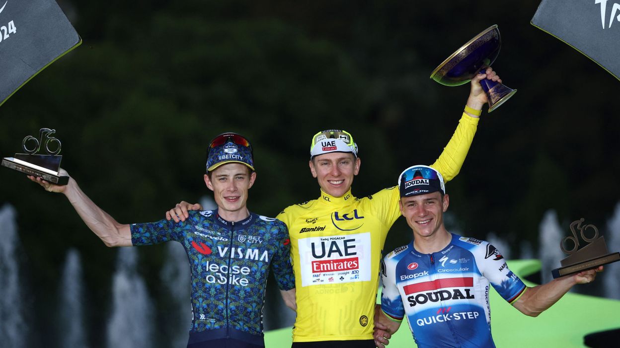 Tadej Pogacar, le patron du peloton en 2024, remporte le Vélo d’Or et ...