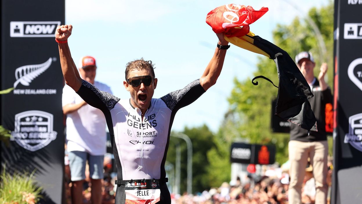 Jelle Geens s’offre le titre au mondial en Ironman 70.3, une première ...