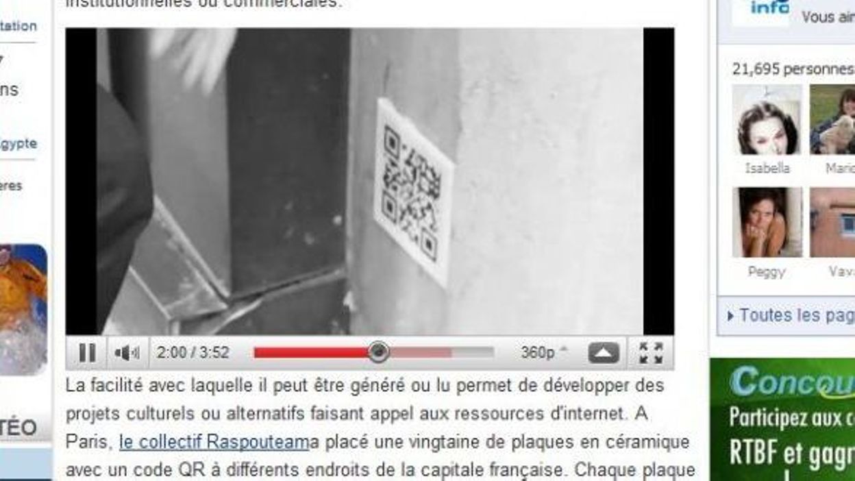 Les codes QR à l'assaut du monde et de Bruxelles - RTBF Actus