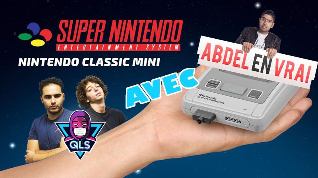 QLS / Super Nes mini avec Abdel en vrai - RTBF Actus