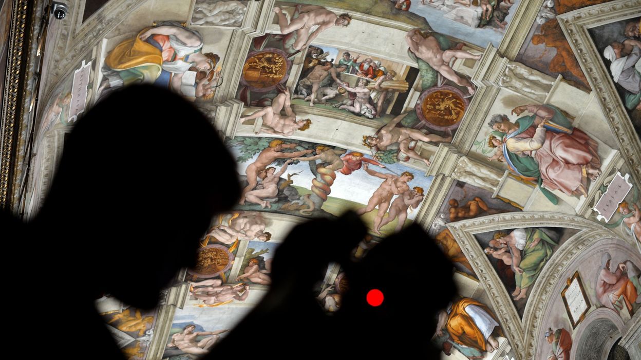 La Chapelle Sixtine, photographiée avec une précision inédite - RTBF Actus
