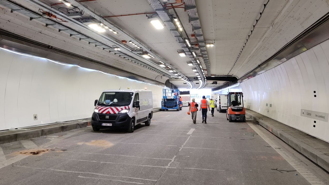 Travaux au Carrefour Léonard : le tunnel sera totalement fermé sur le ...