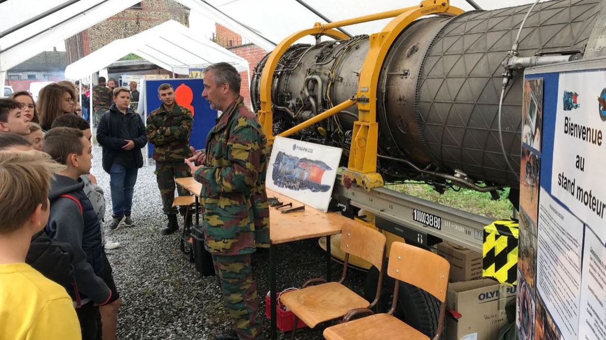 Un nouveau 'patron' à la base aérienne de Florennes, le colonel Cédric ...