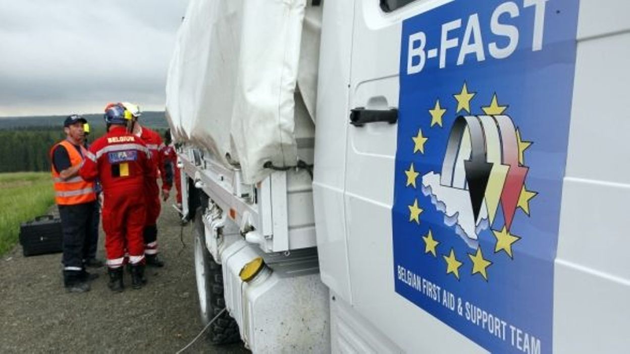 La Belgique envoie une équipe B-Fast en Roumanie - RTBF Actus