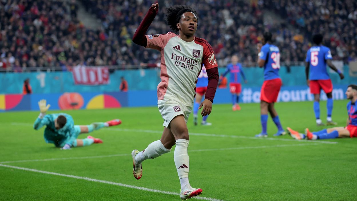 Malick Fofana, héros de Lyon, éteint le Steaua Bucarest avec un doublé ...