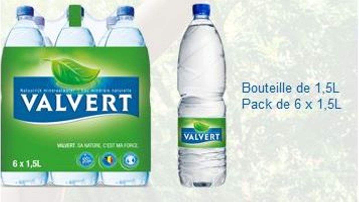 Un quart de siècle pour l'eau minérale Valvert - RTBF Actus