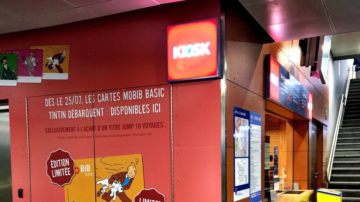 La STIB ferme définitivement ses points de vente KIOSK à Arts-Loi et ...