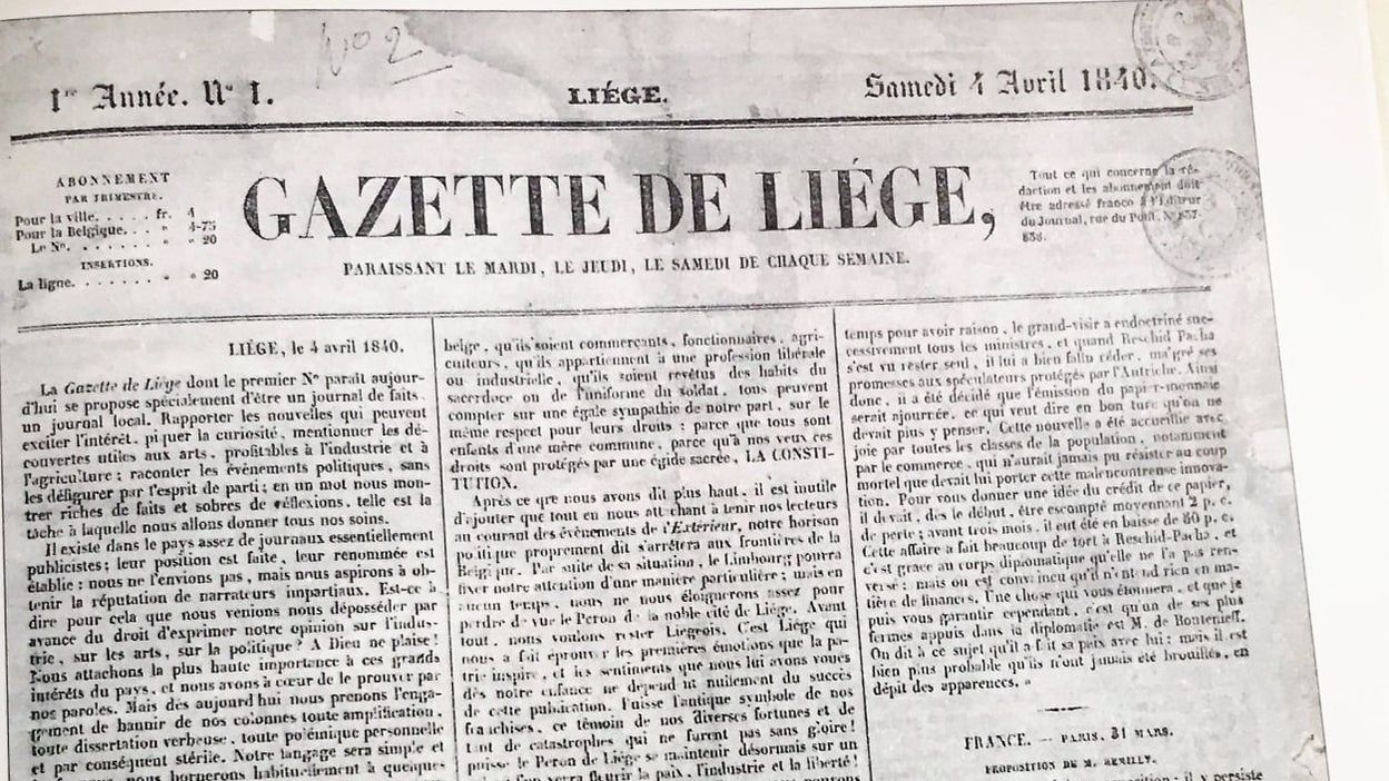 La Gazette de Liège : le plus ancien titre de presse belge disparait ...