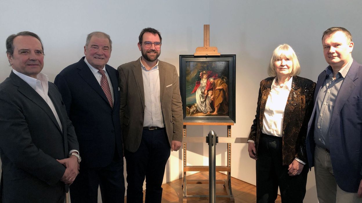 Belgique : 'Retour de la Sainte famille de la fuite en Égypte' de Jacob ...