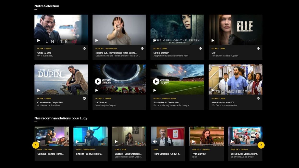 Auvio : les meilleures nouveautés de la nouvelle version - RTBF Actus