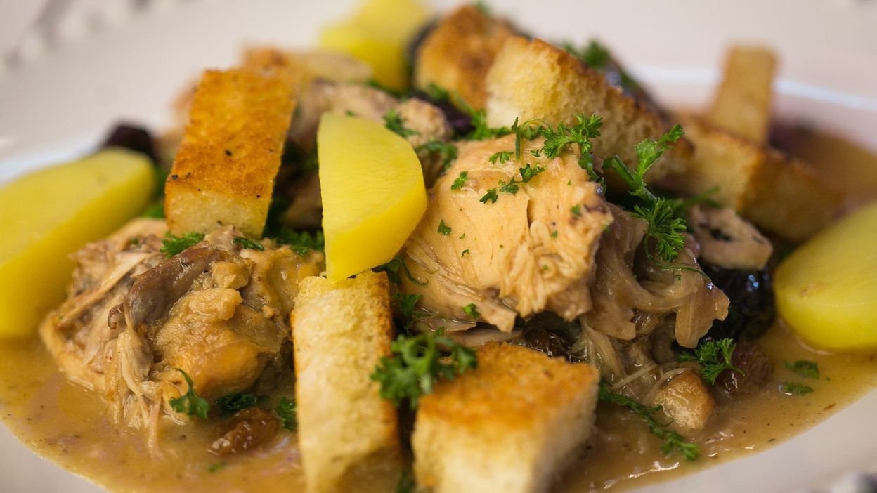 Lapin du lundi perdu et salade tournaisienne - RTBF Actus