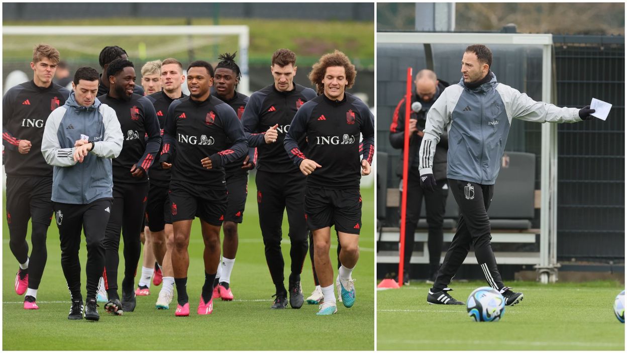 Diables Rouges : 17 joueurs présents à l'entrainement, les 7 autres ...