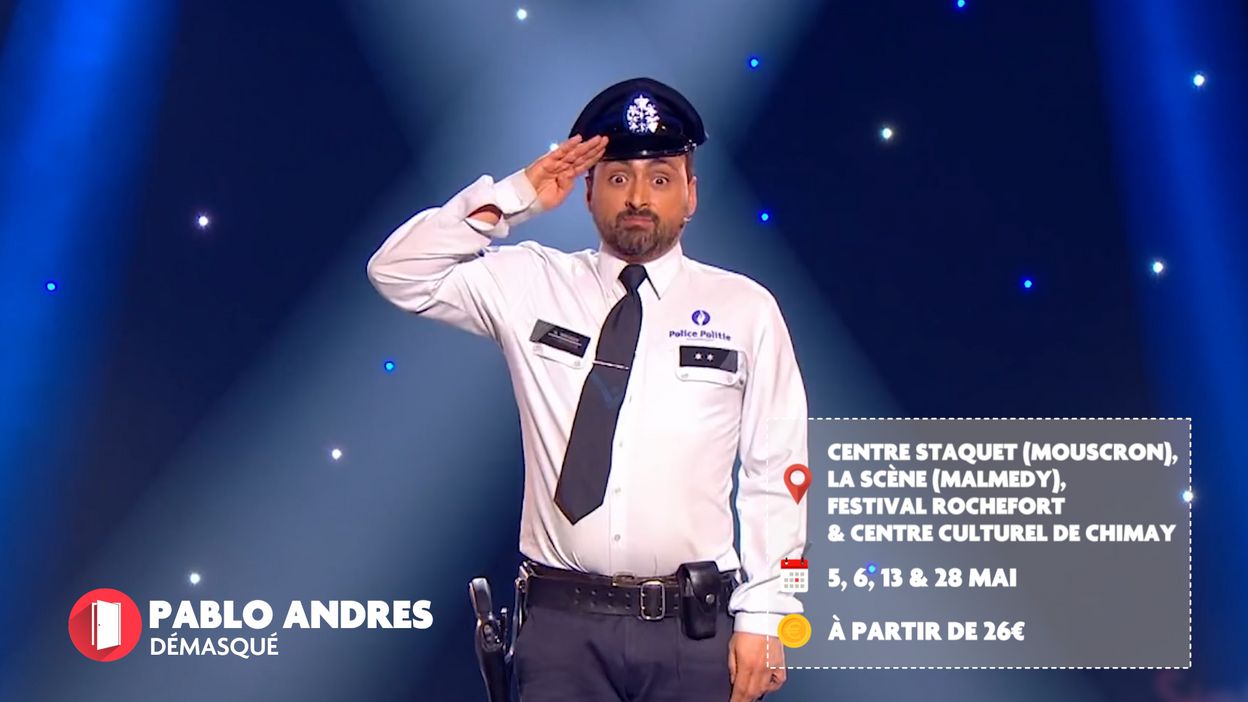 Pablo Andres revient “démasqué” sur scène - RTBF Actus
