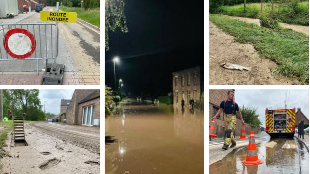 Orages en Brabant wallon: inondations et coulées de boue dans plusieurs ...