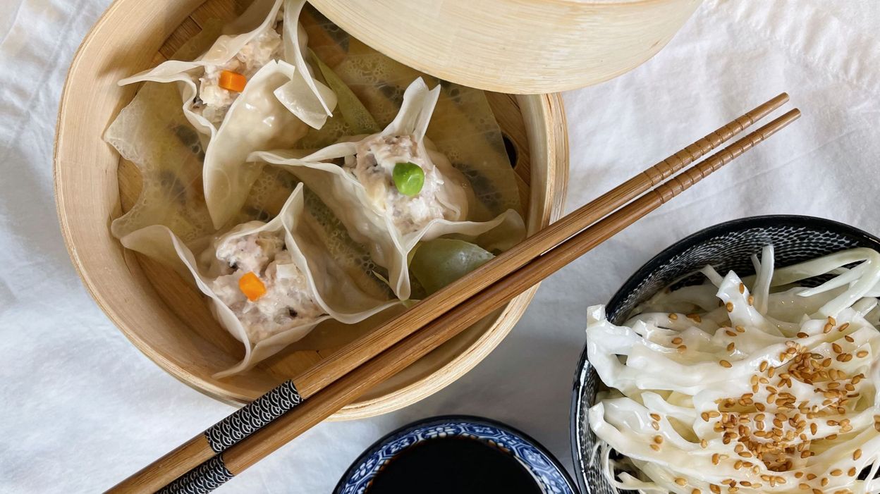 Dim sum au haché de volaille et chou - RTBF Actus