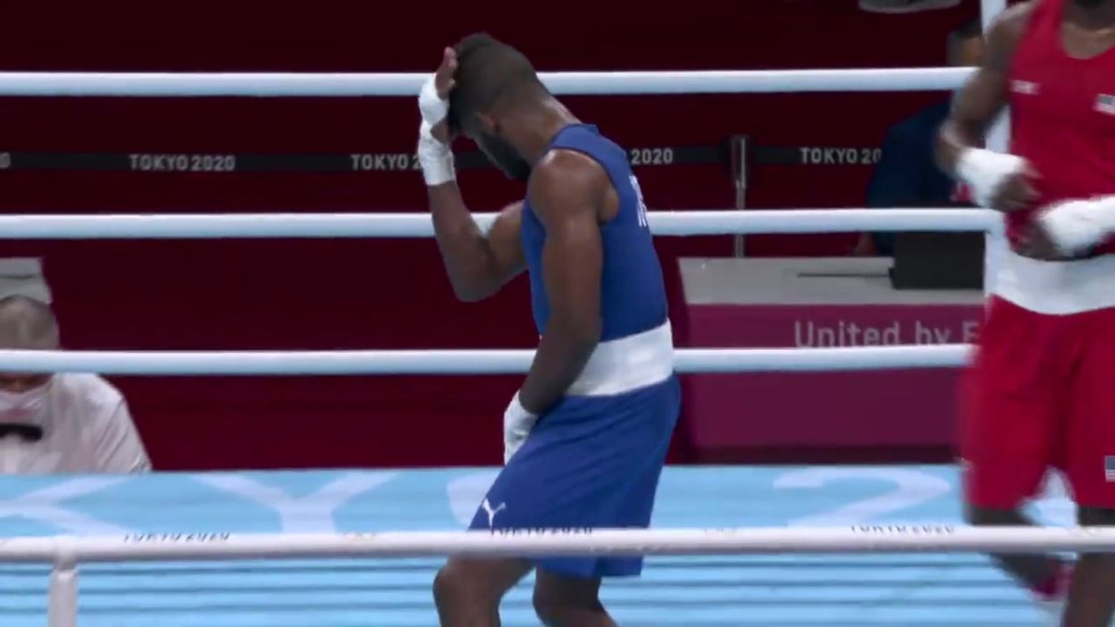 JO Tokyo 2020 : L'énorme KO d'un boxeur espagnol - rtbf.be