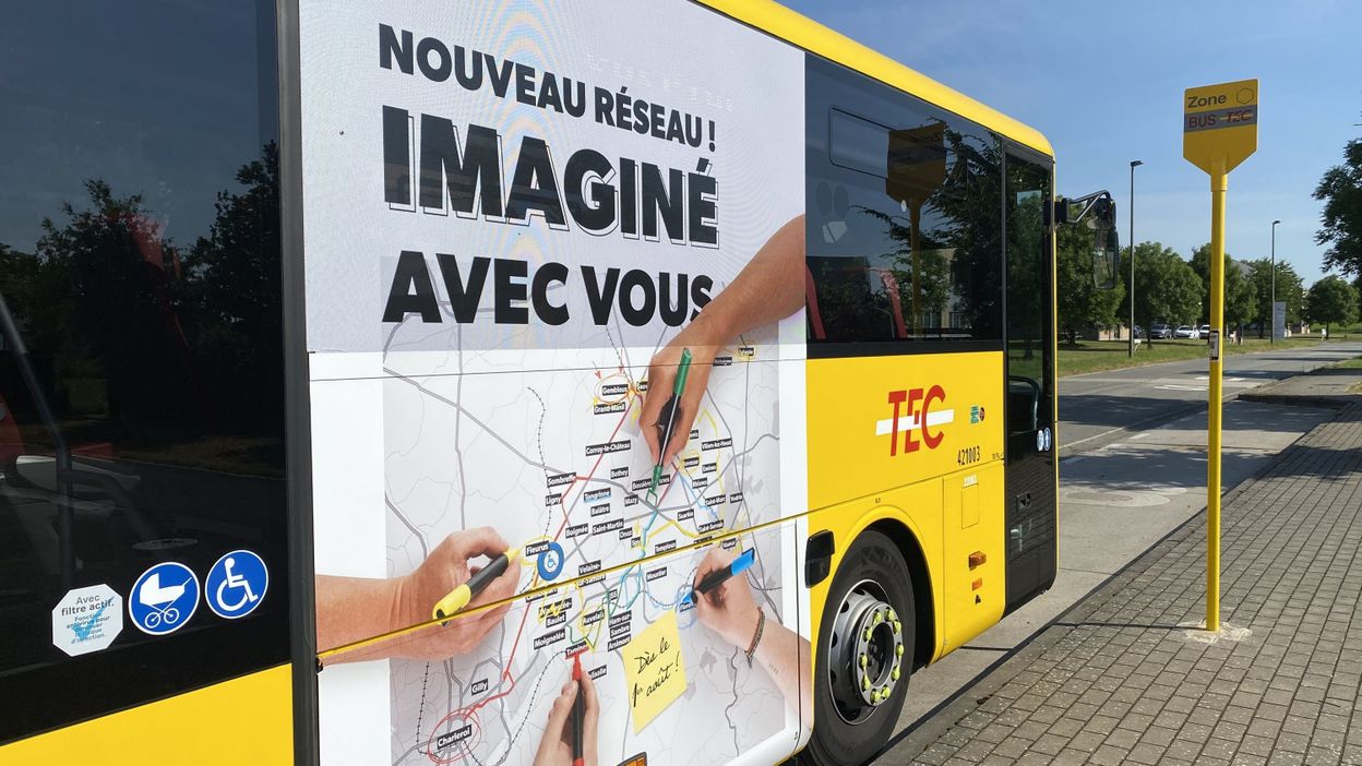 Les premiers bus TEC arrivent dans leur nouvelle gare à Namur - RTBF Actus