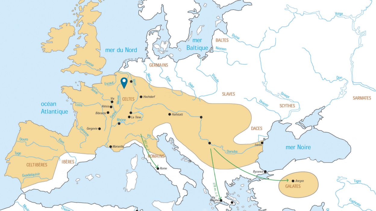 Sur les traces des Celtes en Ardenne, avec une simple meule de pierre ...