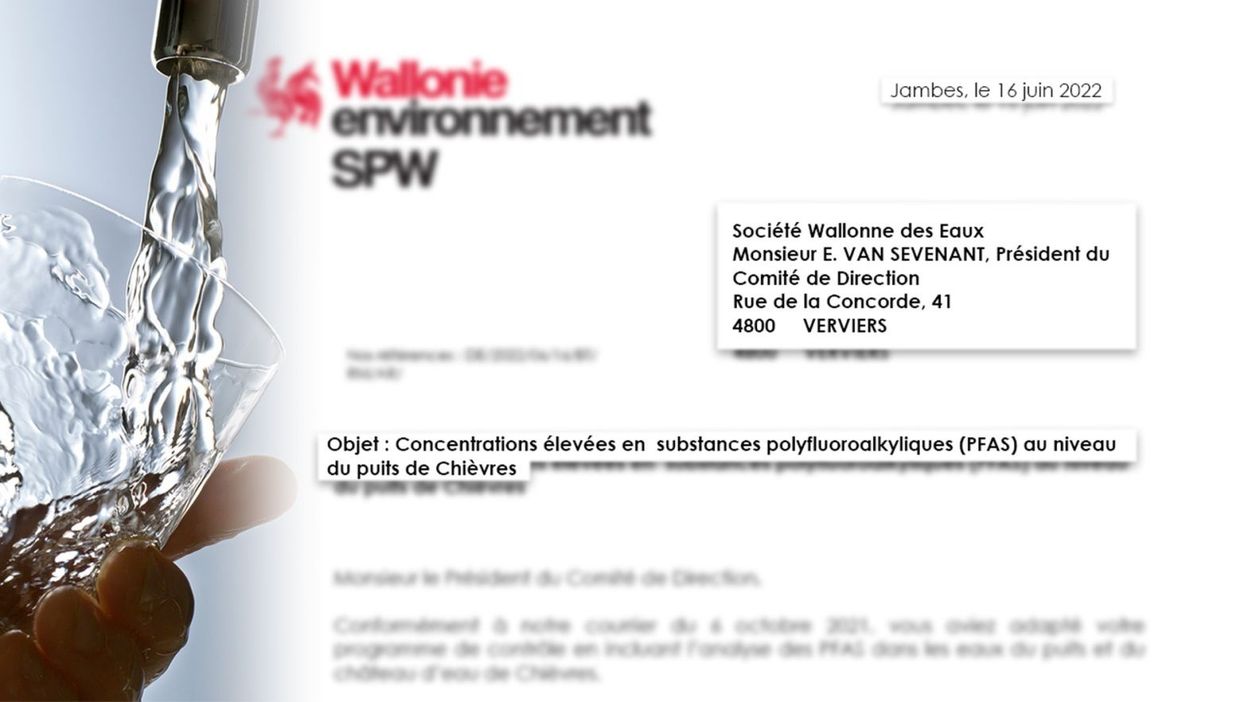 'Polluants éternels' en Wallonie et à Bruxelles : découvrez la carte inédite de la contamination ...
