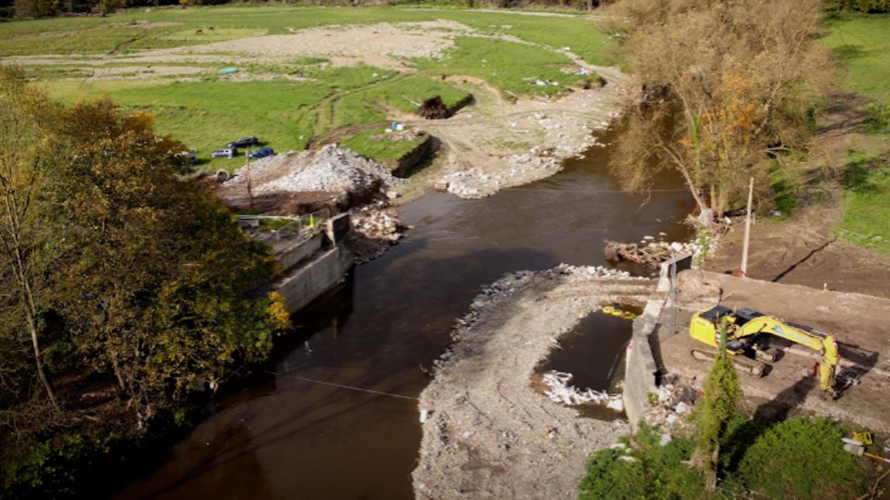 Comment avancent les travaux à Trooz depuis les inondations ? - RTBF Actus
