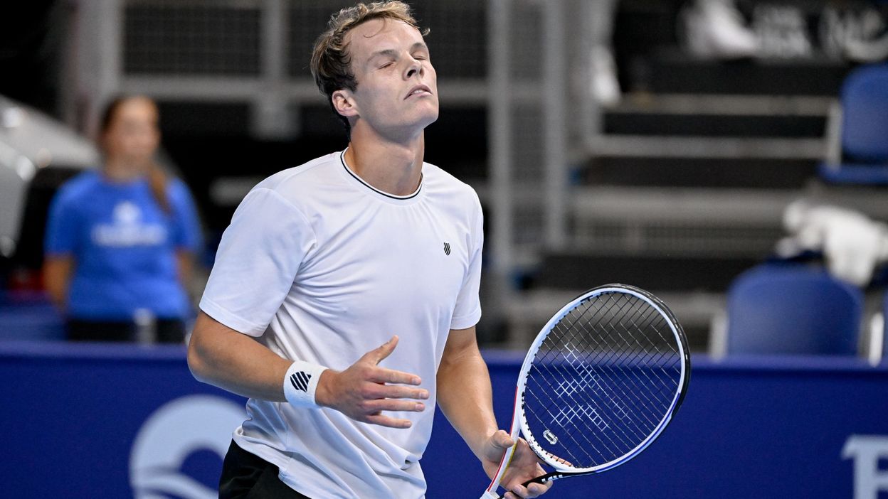 Michael Geerts résiste bien pendant un set mais s'incline face à ...