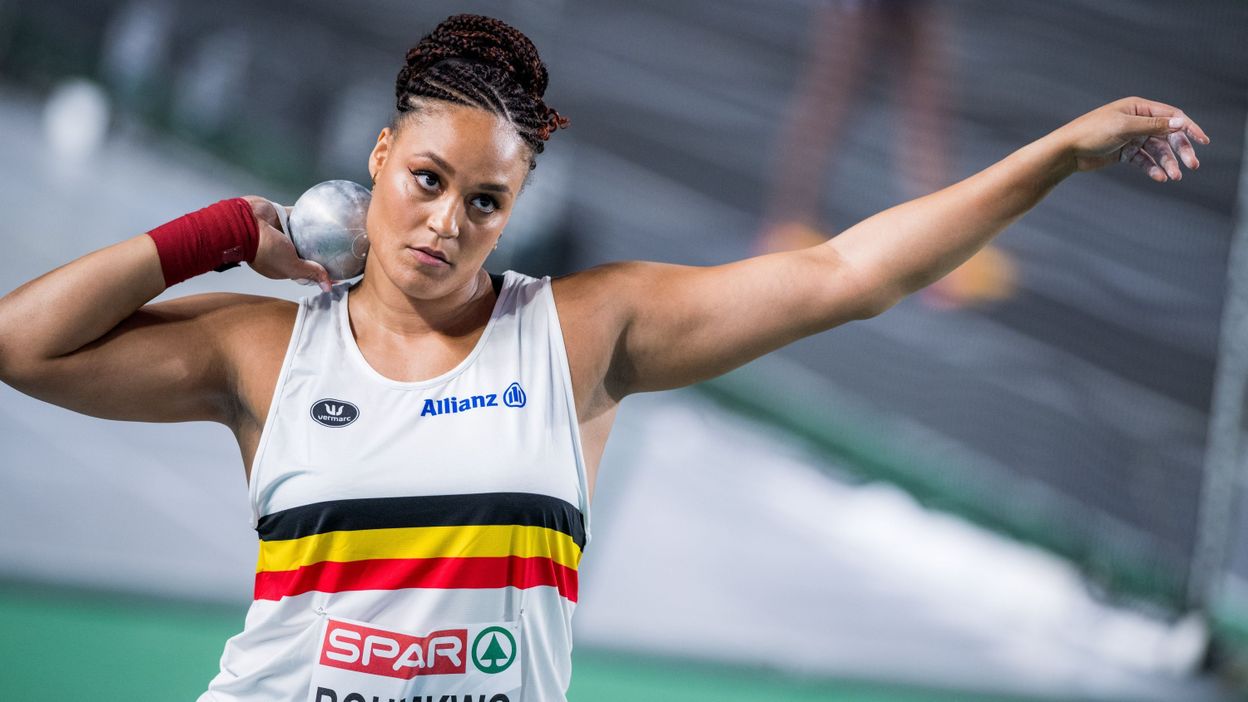 Insolite : la lanceuse de poids belge Jolien Boumkwo participe ce ...