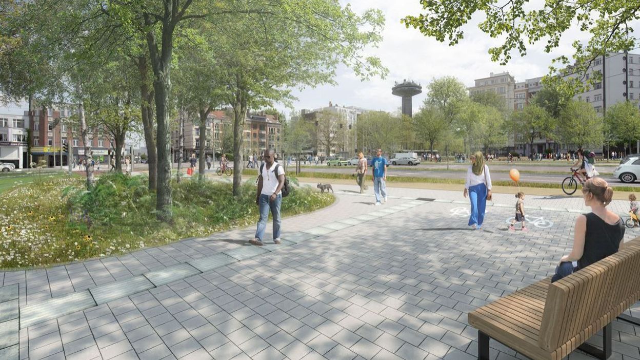Voici la future place Meiser à Schaerbeek : la demande de permis ...